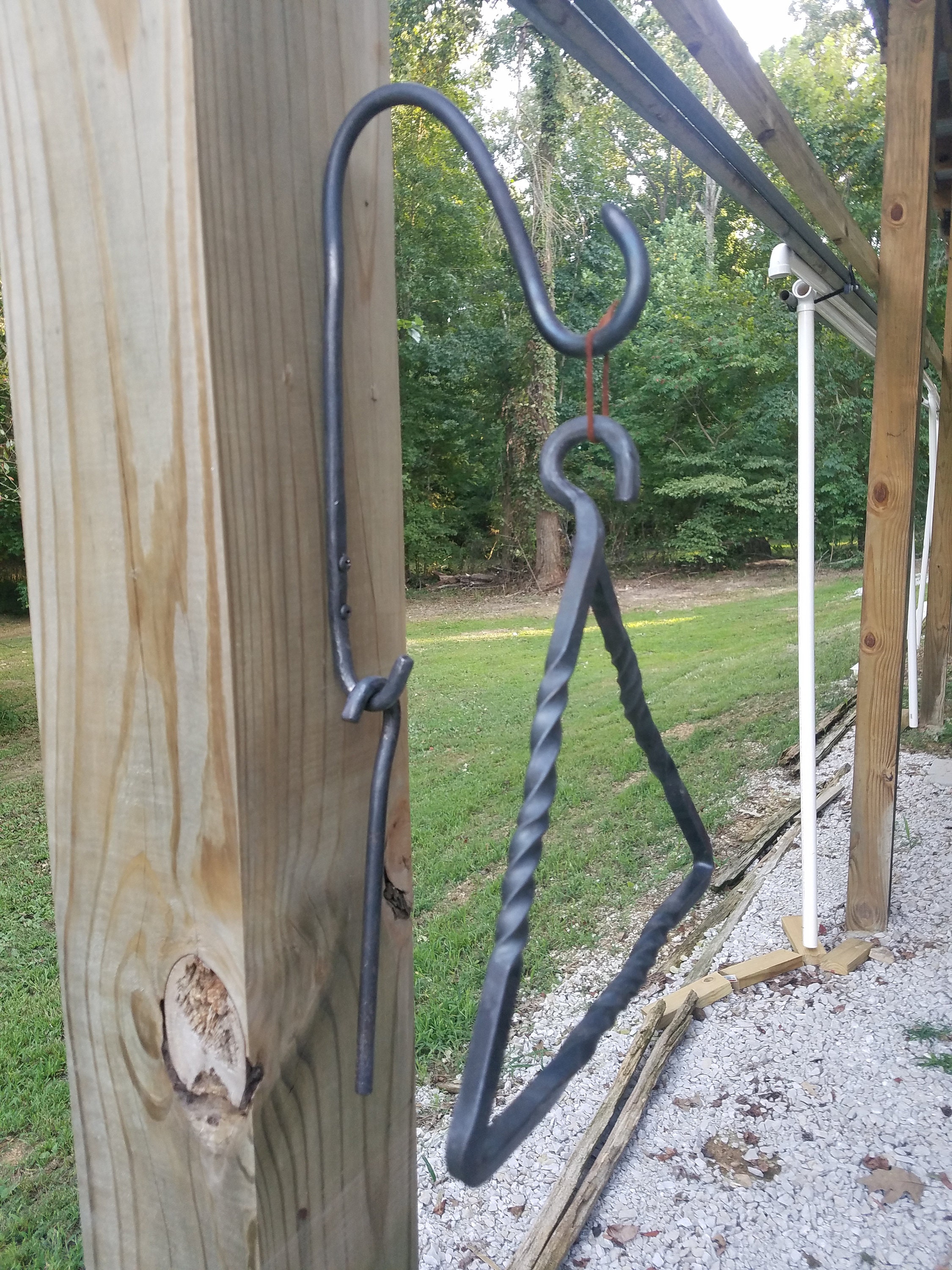 Blacksmith Made Dinner Triangle With Hanger - Etsy