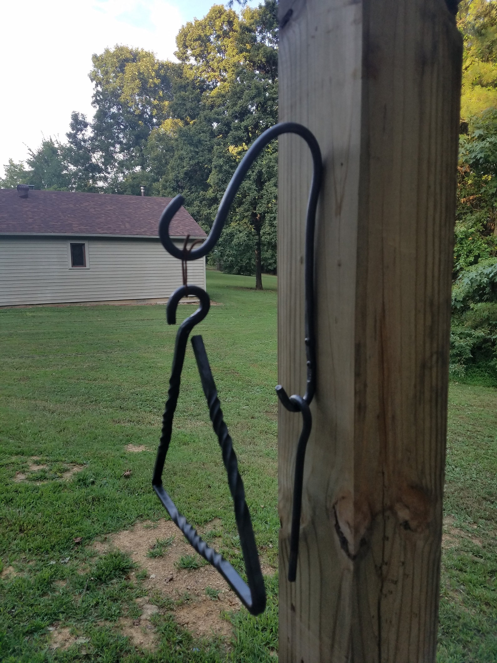 Blacksmith Made Dinner Triangle With Hanger - Etsy