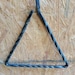 Blacksmith Made Dinner Triangle With Hanger - Etsy