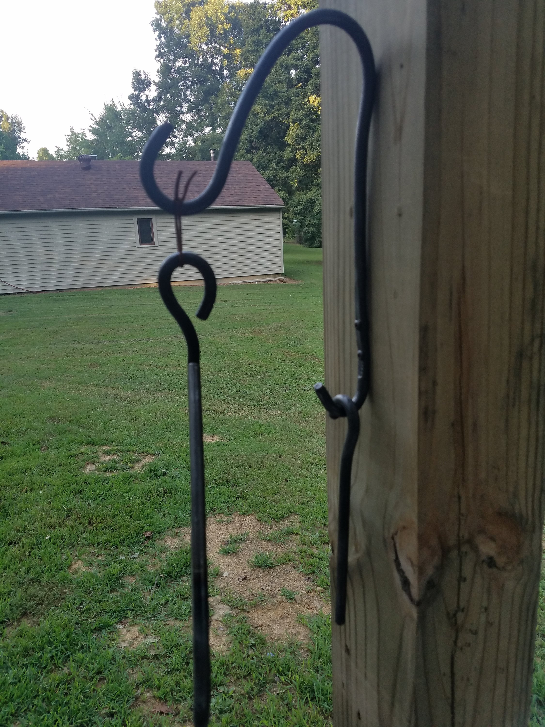 Blacksmith Made Dinner Triangle With Hanger - Etsy