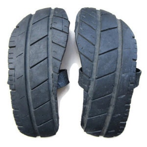 Toe Loop Sandals Recycled From Car Tyres - Etsy