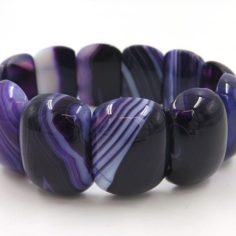 Large Stone Bracelet - Etsy