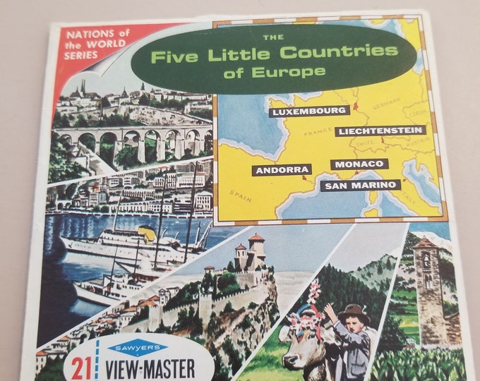 The Five Little Countries of Europe View-master Reels - Etsy