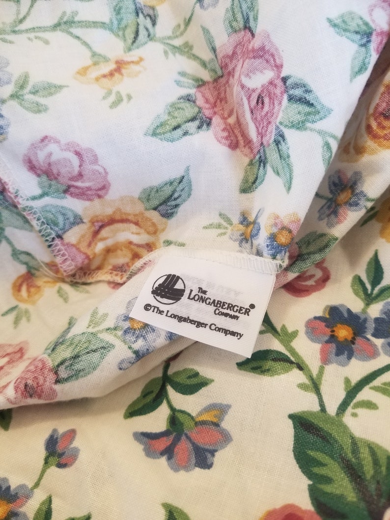 Longaberger Garden Splendor Rose Pattern Liners - Etsy