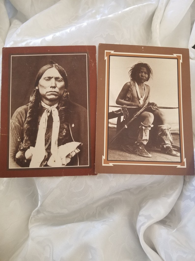 Extra Large Native American Postcards Set of 9 - Etsy