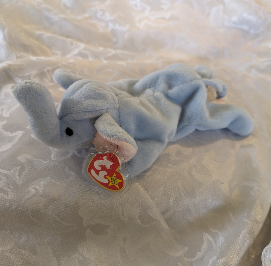 Ty Beanie Baby Peanut the Elephant Generation 5 Version 4 - Etsy
