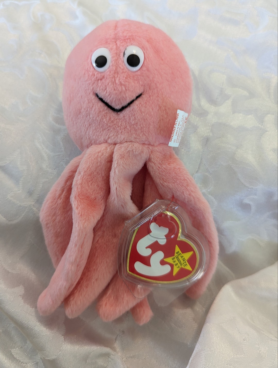 Ty Beanie Baby Inky Pink Octopus - Etsy