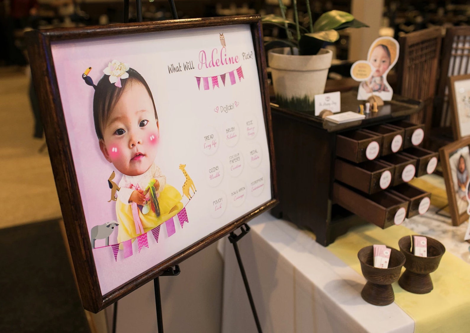 Doljabi Poster With Container Tags _ Adriana - Etsy