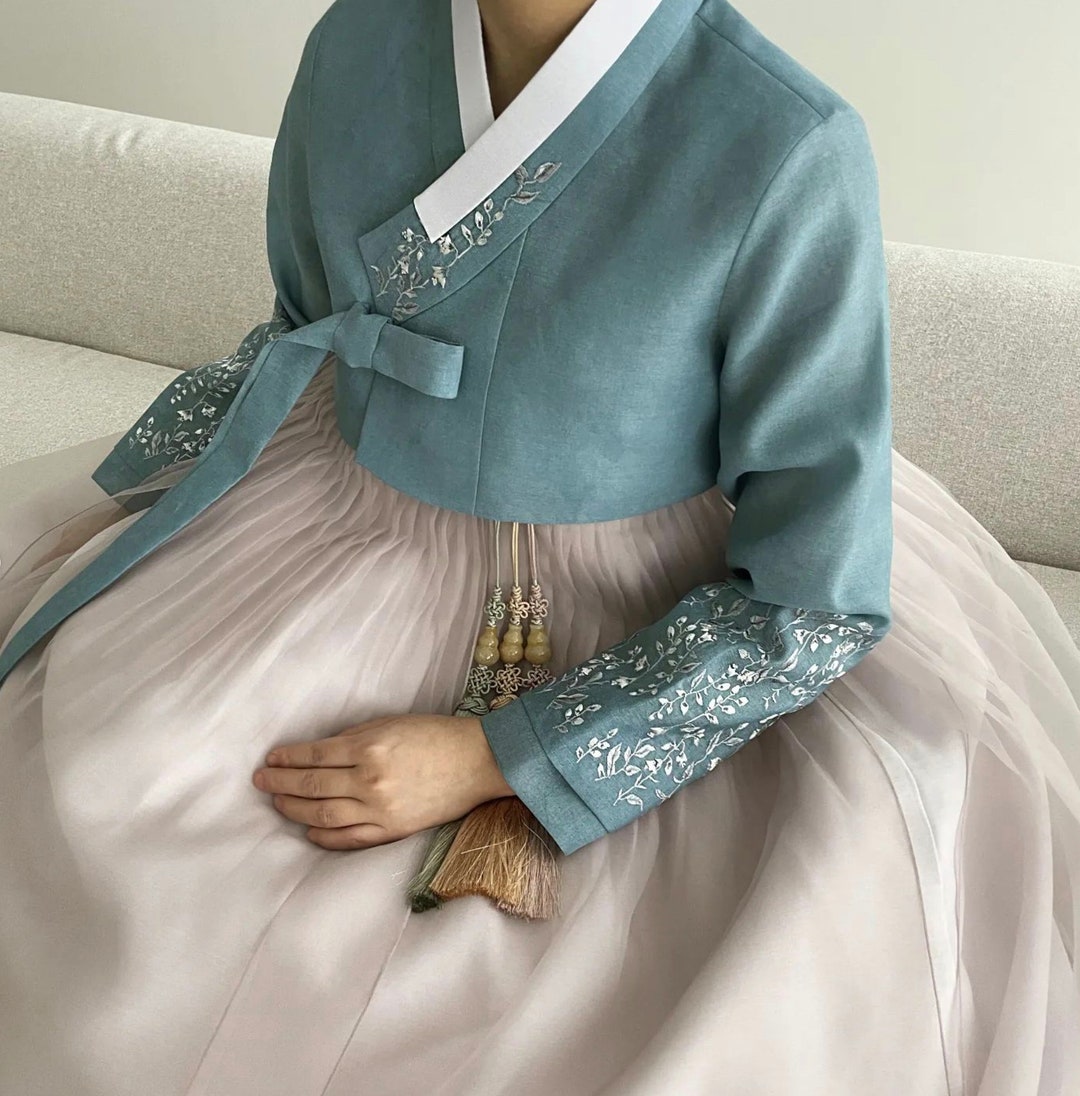 Hanbok Rental _ W5. Blue Green - Etsy