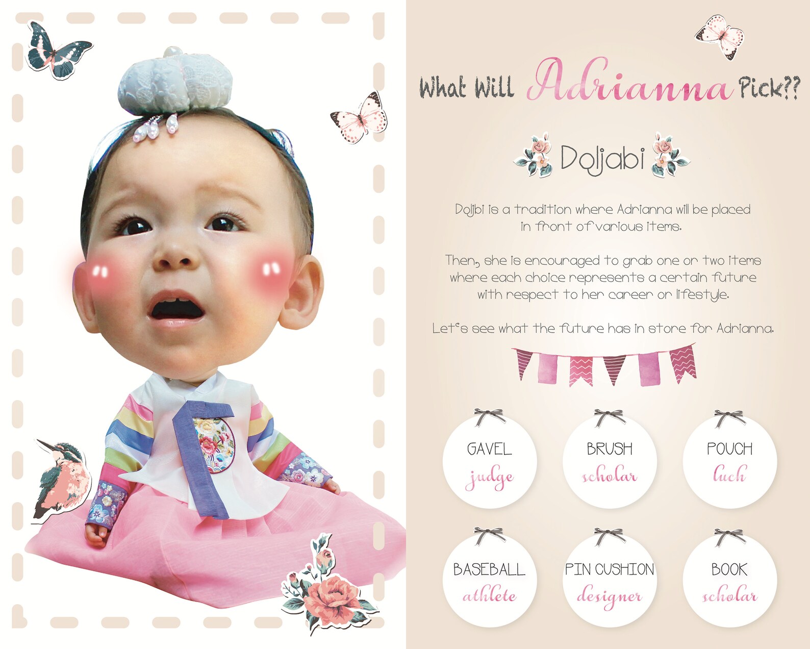 Doljabi Poster With Container Tags _ Adriana - Etsy