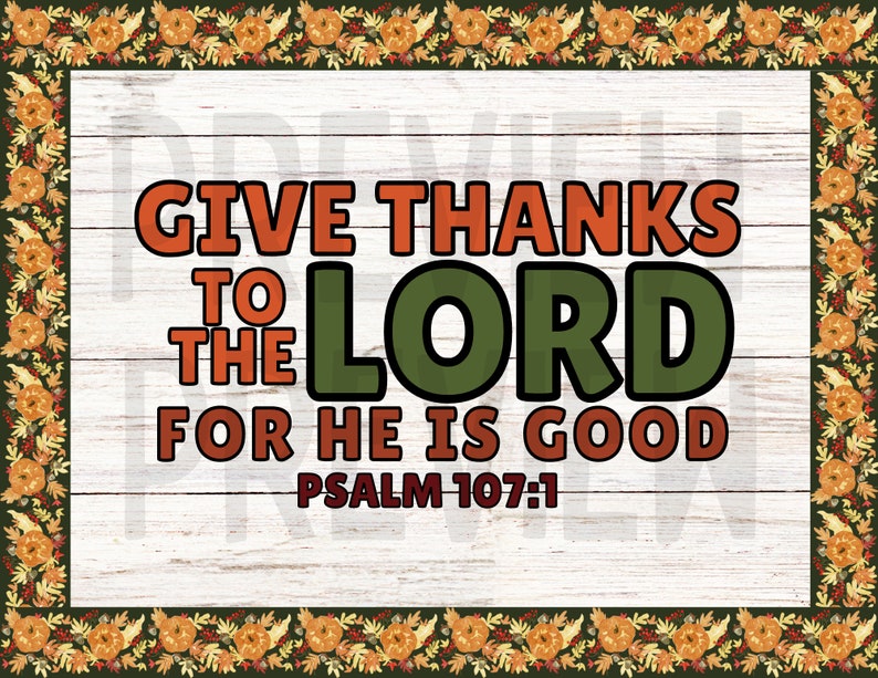 Give Thanks to the Lord Christian Bulletin Board Set - Etsy