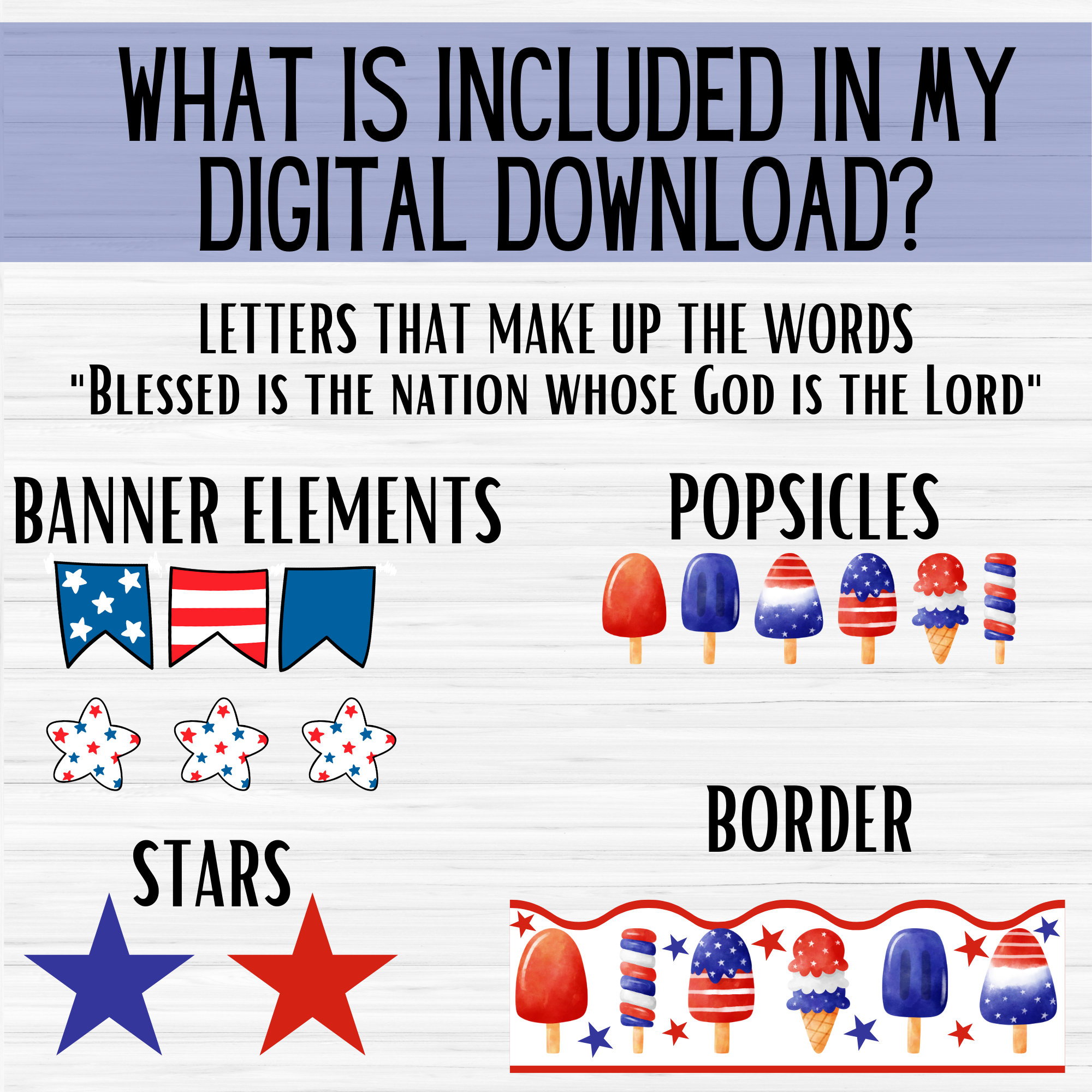 Independence Day - July 4th - Christian Bulletin Board Set - Christian ...