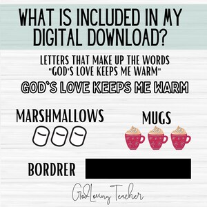 God's Love Keeps Me Warm - Christian Bulletin Board Set - Christian ...