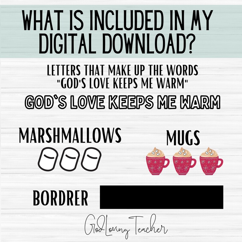 God's Love Keeps Me Warm - Christian Bulletin Board Set - Christian ...