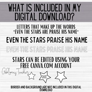 Even the Stars Praise His Name - Christian Bulletin Board Set ...