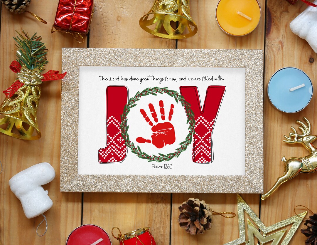 Christmas Hand Print Activity - Christian Fall Activity - Printable ...