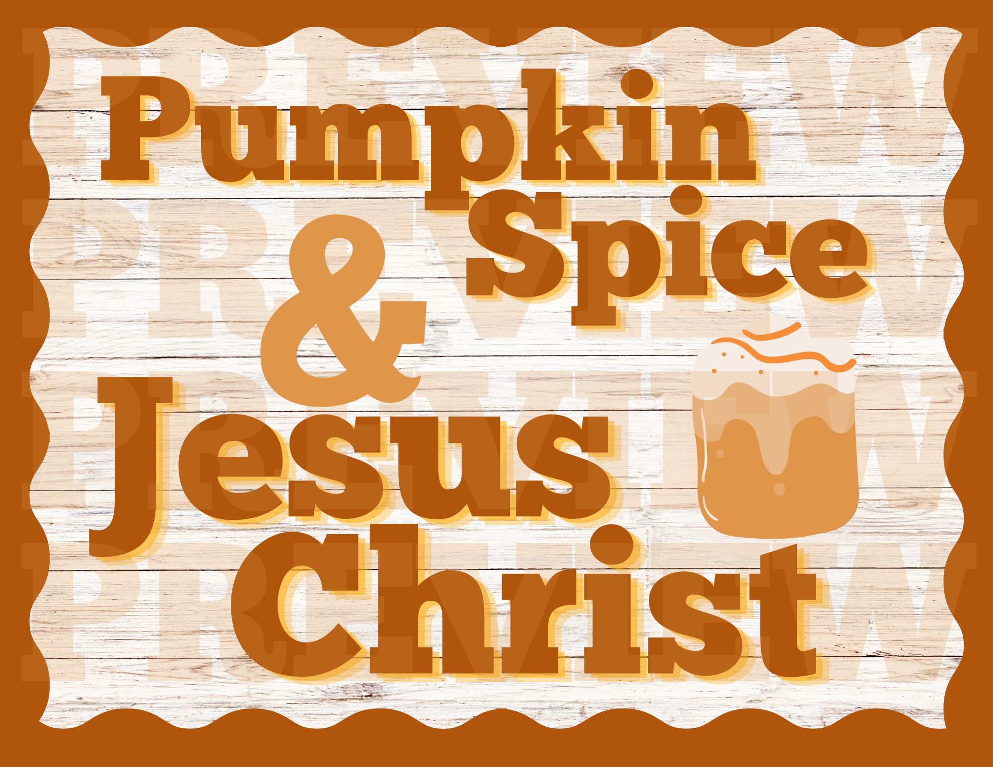 Pumpkin Spice & Jesus Christ Fall Inspired Christian - Etsy