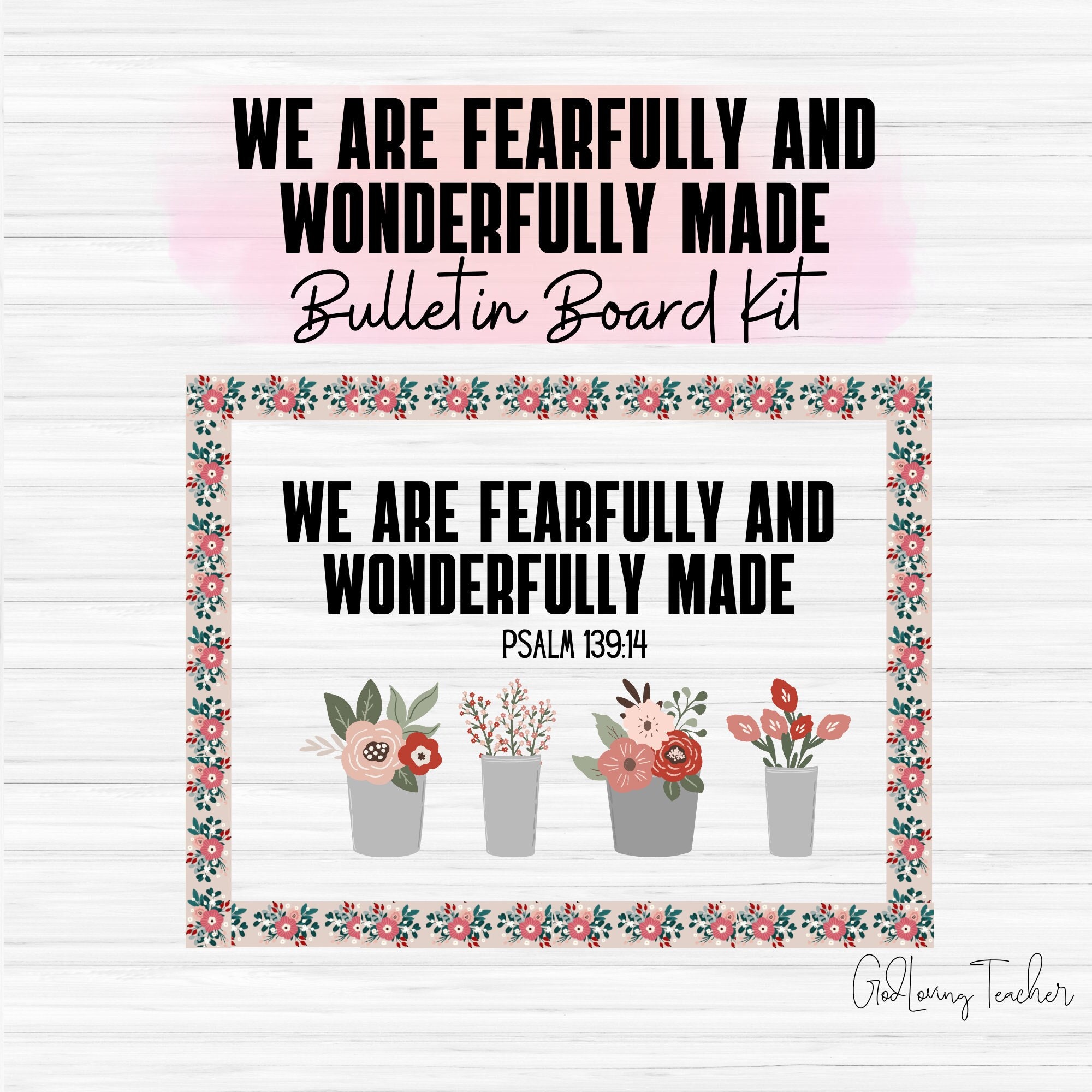 We Are Fearfully and Wonderfully Made Psalm 139:14 Christian - Etsy