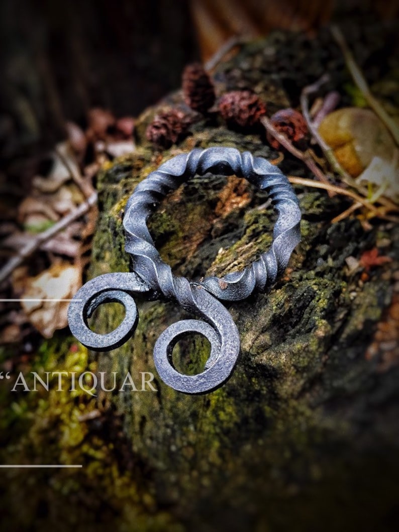 Hand forged troll cross pendant | Etsy