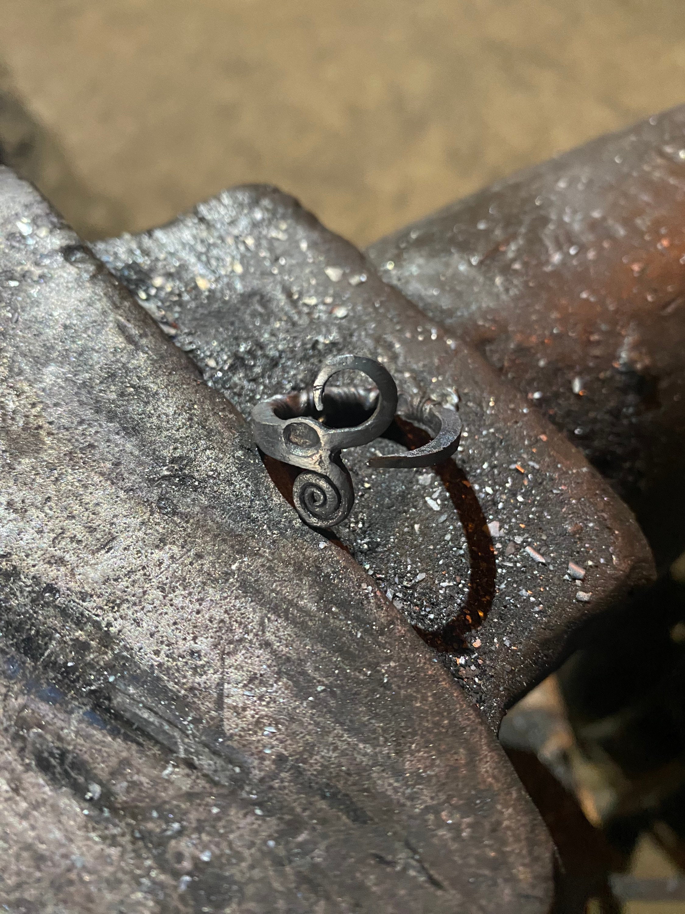 Iron Viking Ring Jormungandr Ouroboros Norse Ring Infinity - Etsy Canada