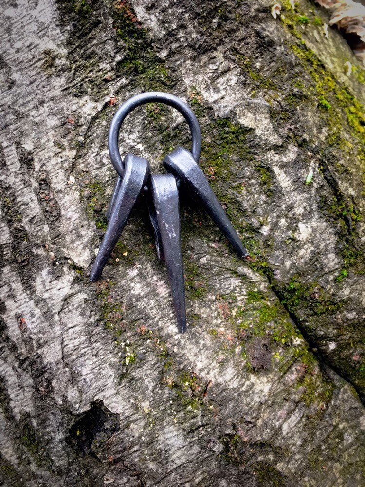 Viking Pendant, Viking Necklace, Iron Pendant, Viking Jewelry, Iron ...
