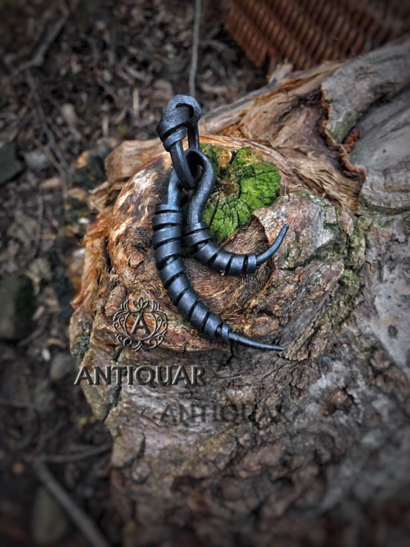 Goth jewelry iron blacksmith hand forged art jewelry | Etsy