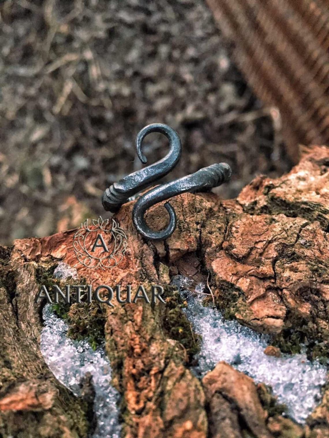 Iron Viking Ring Norse Ring Infinity Ring Viking Jewelry - Etsy