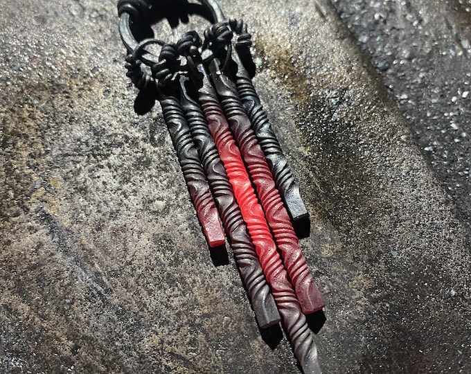 Iron Jewelry, 6th Anniversary Gift, Blacksmith Jewelry, 11th ...
