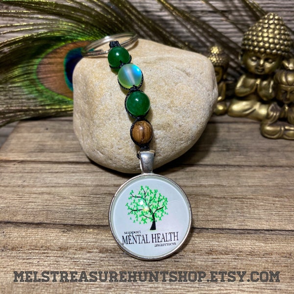 Mental Health Awareness Keychain - Etsy