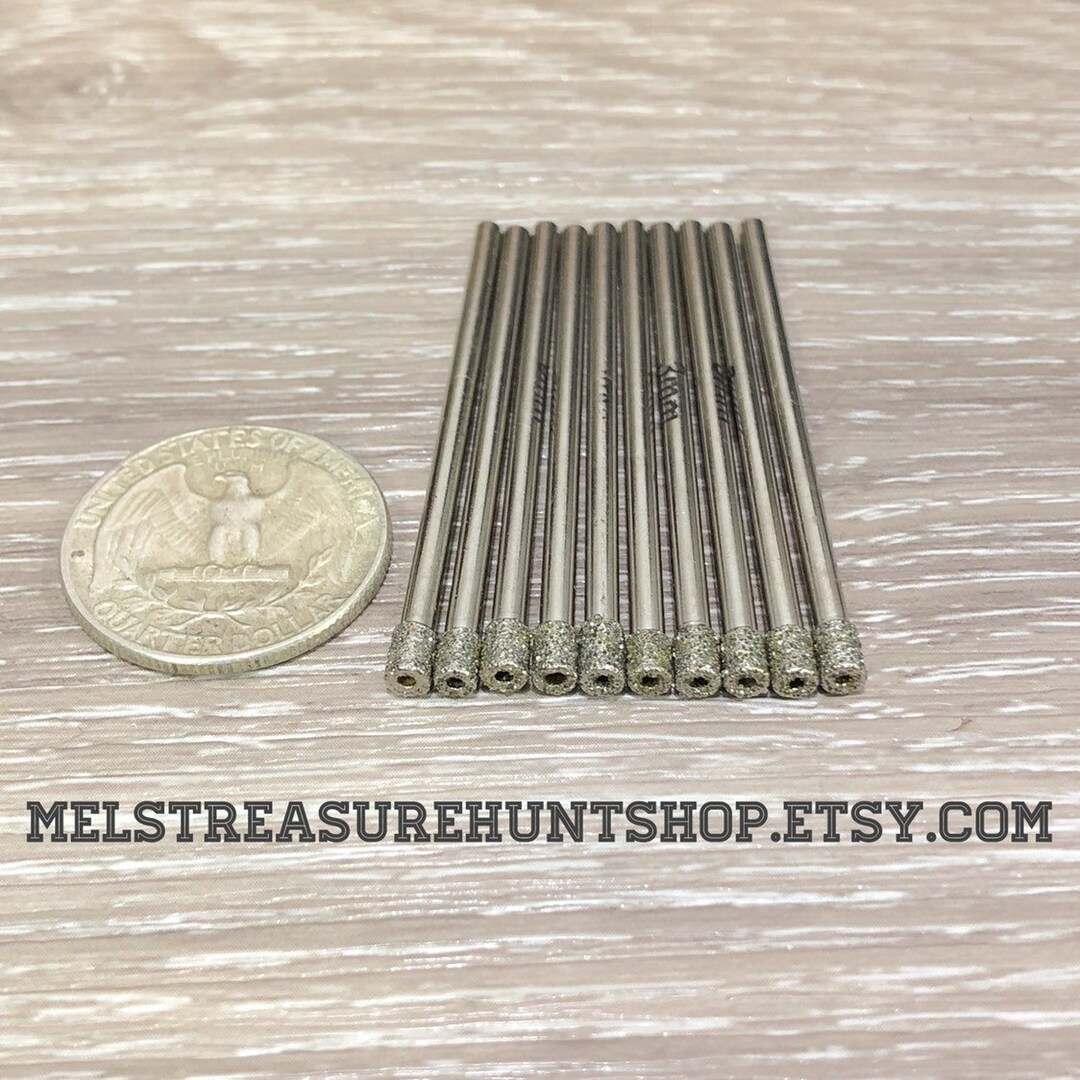 3mm Diamond Core Bit, Fits Dremel - Rotary Tools, Glass Drill Bit, Rock ...