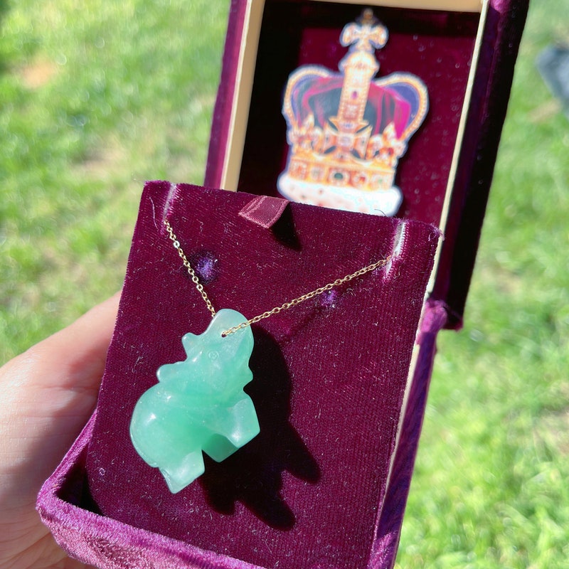 Jadeite Raw Pendant - Etsy