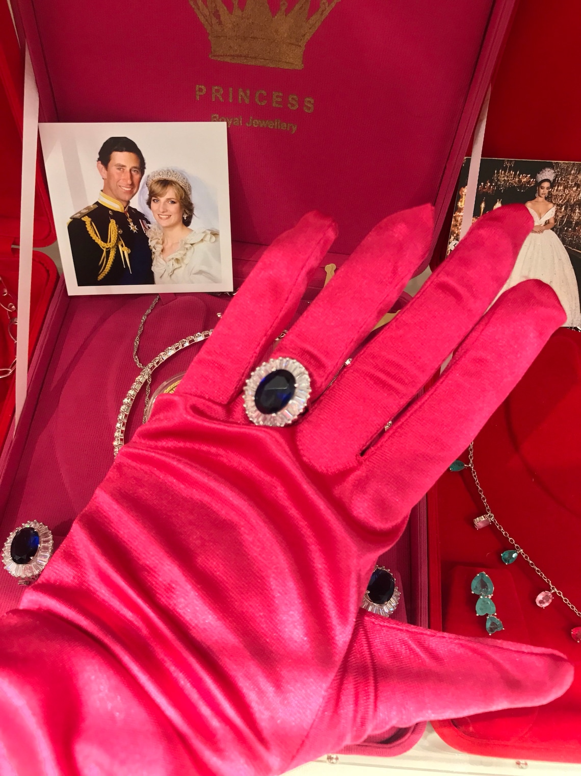 Princess Diana Sapphire and Diamond Jewelry Set Royal | Etsy