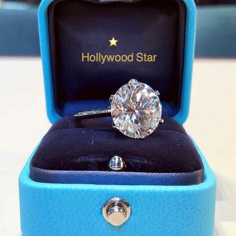 Large Diamond Ring - Etsy