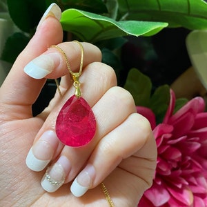 Simple and Beautiful 100% Handmade Natural Hot Pink Ruby - Etsy