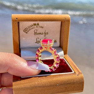 100% Columbia Ring, Ruby Gems for Lady America, Limited Edition, Multi ...