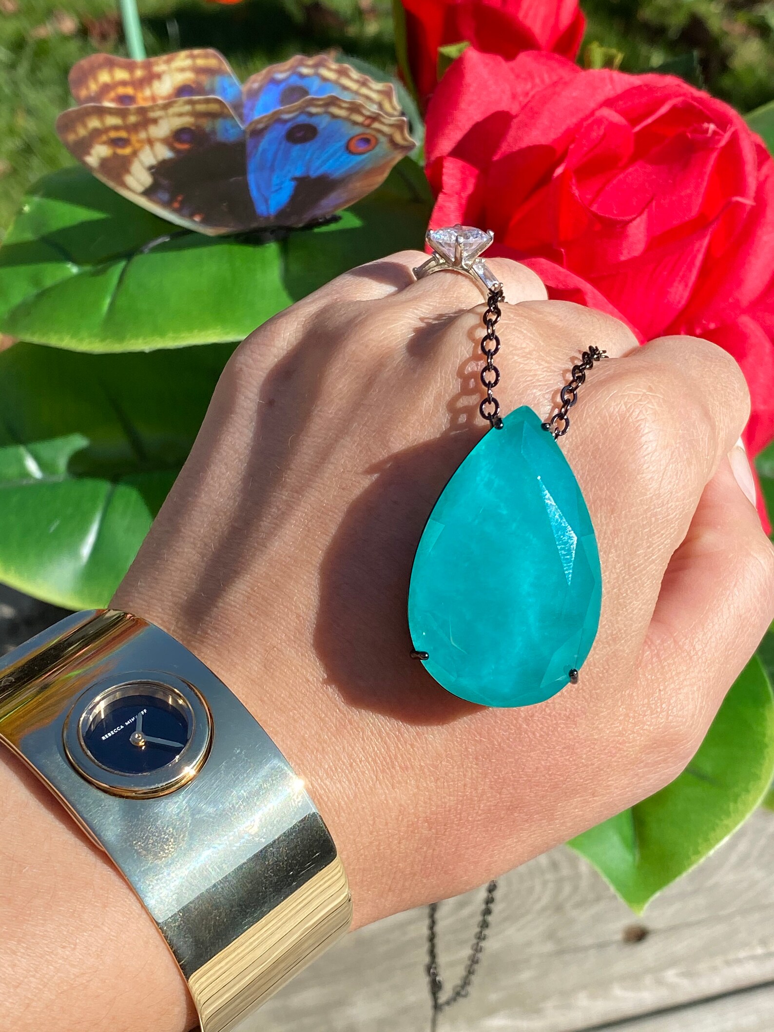 Queen of Gems Large 100 Ct Natural Electric Blue Paraiba - Etsy