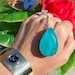 Queen of Gems, Large 100+ Ct Natural Electric Blue Paraiba Tourmaline ...