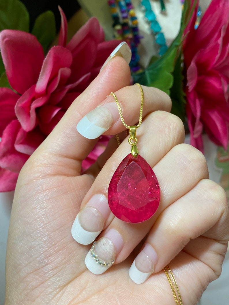 Simple and Beautiful 100% Handmade Natural Hot Pink Ruby - Etsy