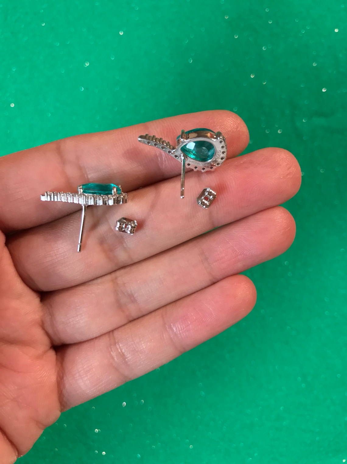 Top Quality Ocean Blue Natural Paraiba Tourmaline Stud - Etsy