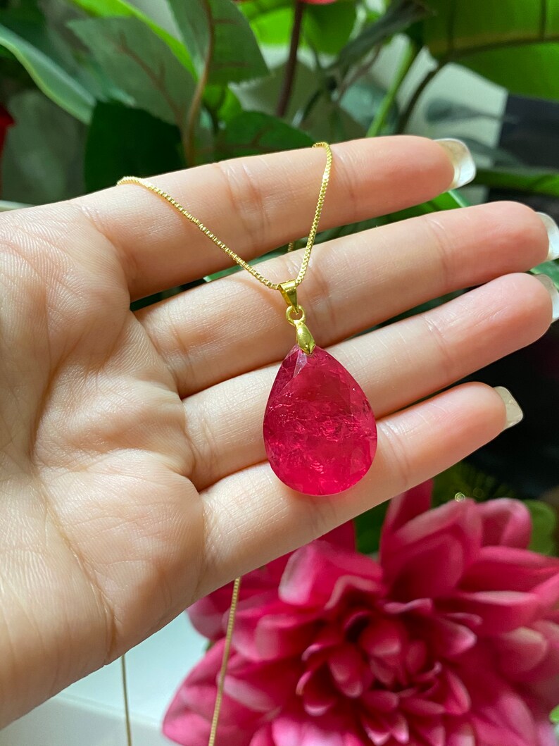 Simple and Beautiful 100% Handmade Natural Hot Pink Ruby - Etsy