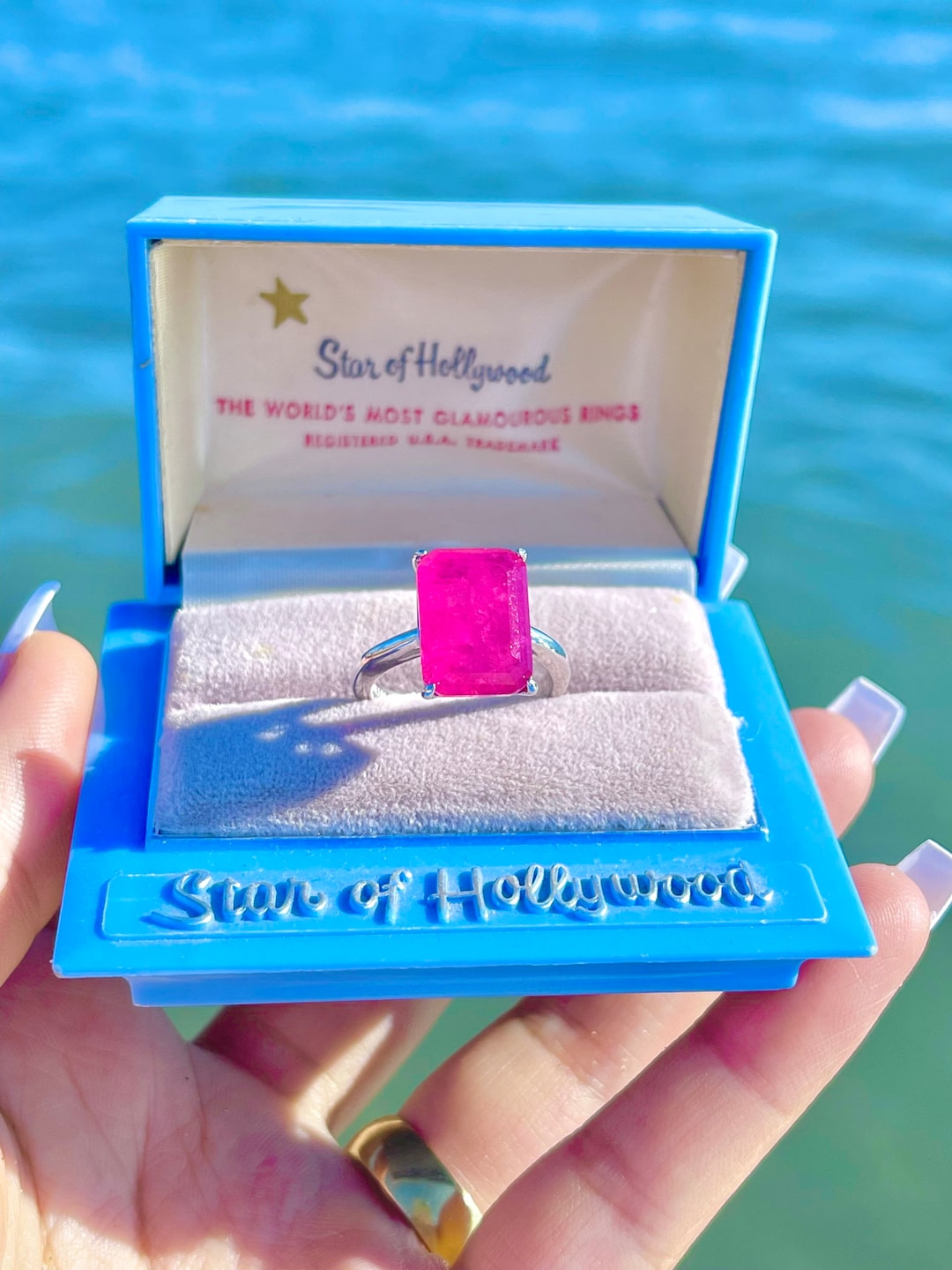 Glowing Genuine Fuchsia Pink Ruby Mozambique, Minimalist Ruby ...