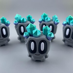 3D Printed Blob Lab Rocks Plus Container: Unique Collectible Desk Toy ...