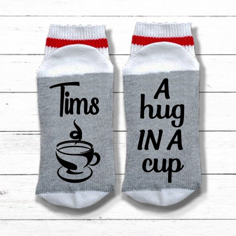 Tim Hortons Gift - If You Can Read This Bring Me Timmies Socks - Coffee ...