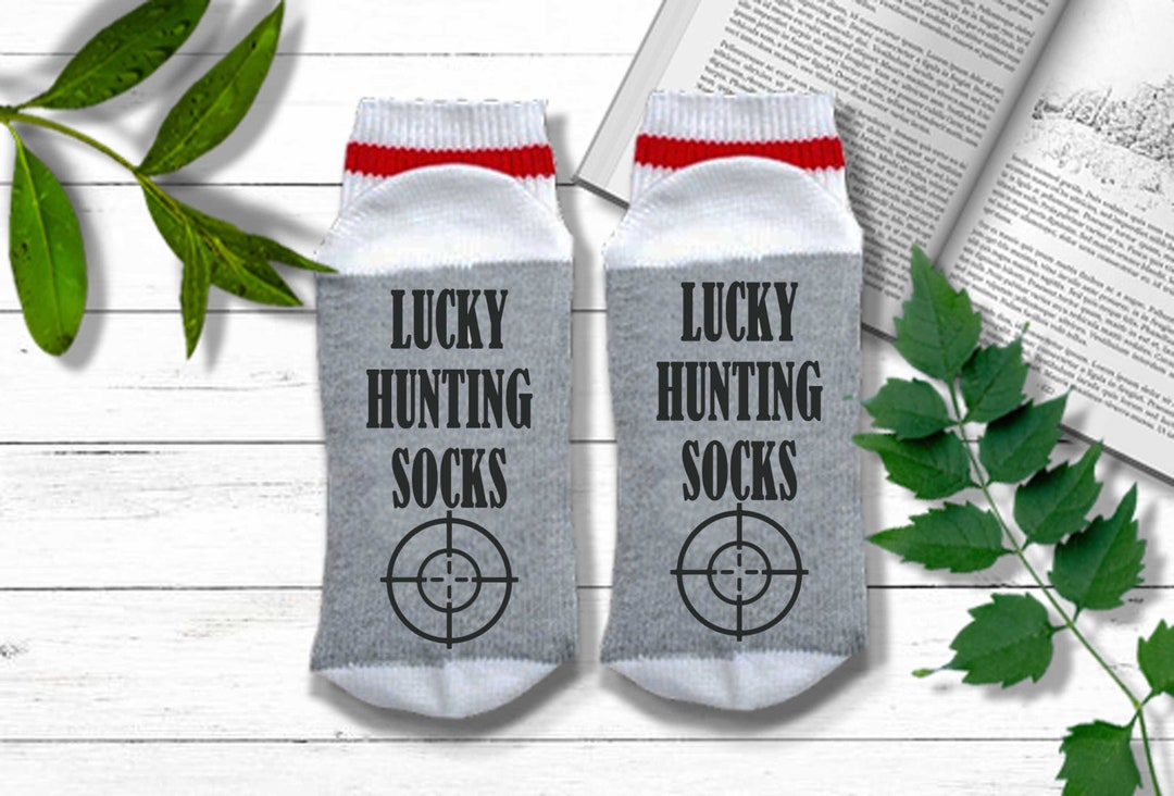 Funny Hunting Socks - Lucky Hunting Socks - Gift for Hunter | Funny ...