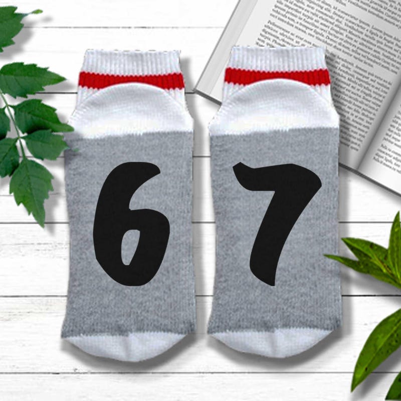 6 7 Sock - Etsy