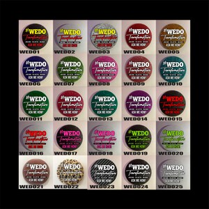 WEDO Transformations - Textured Glitter Button - Etsy