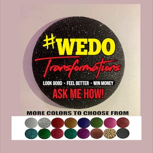 WEDO Transformations - Textured Glitter Button - Etsy