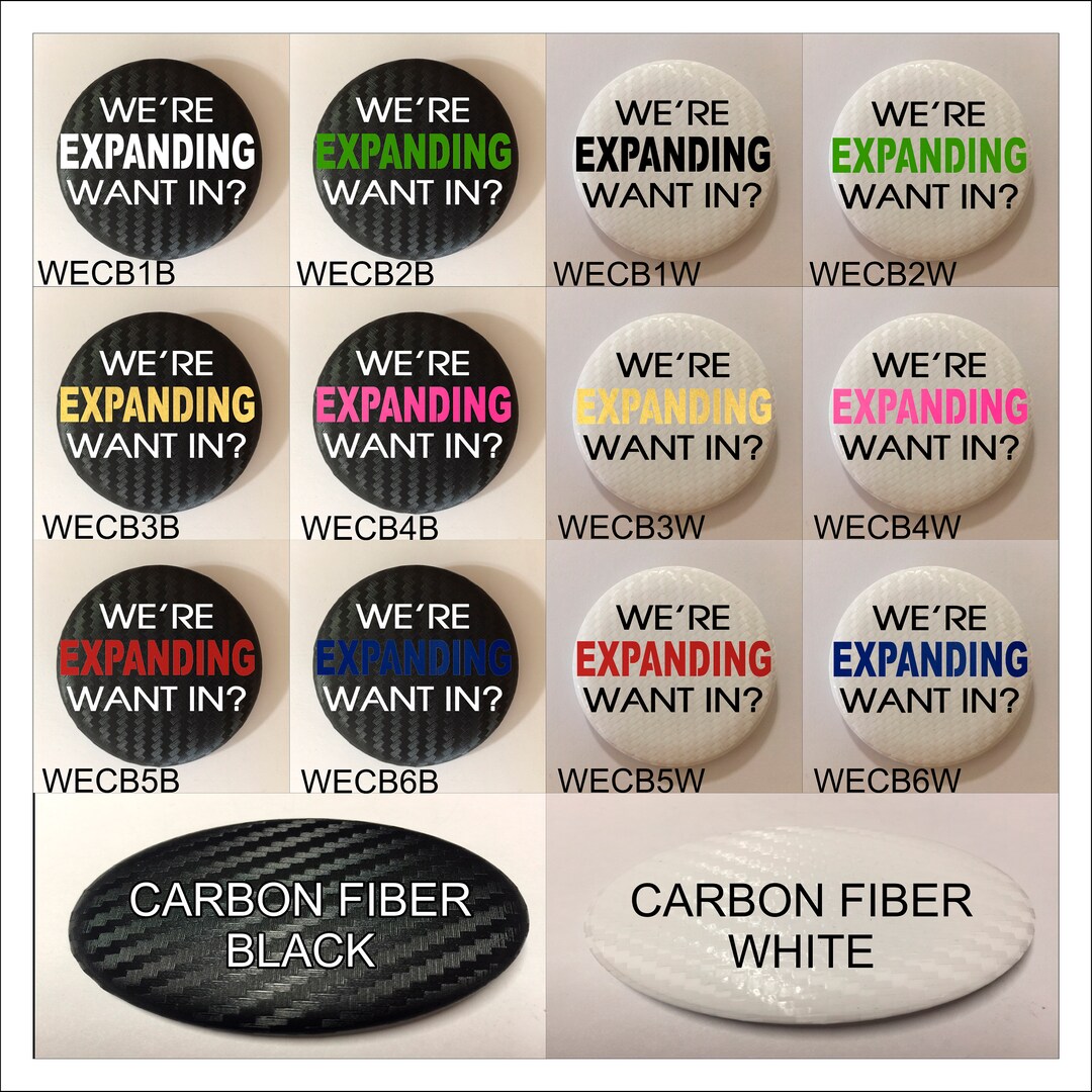 Textured We're Expanding Buttons - Etsy