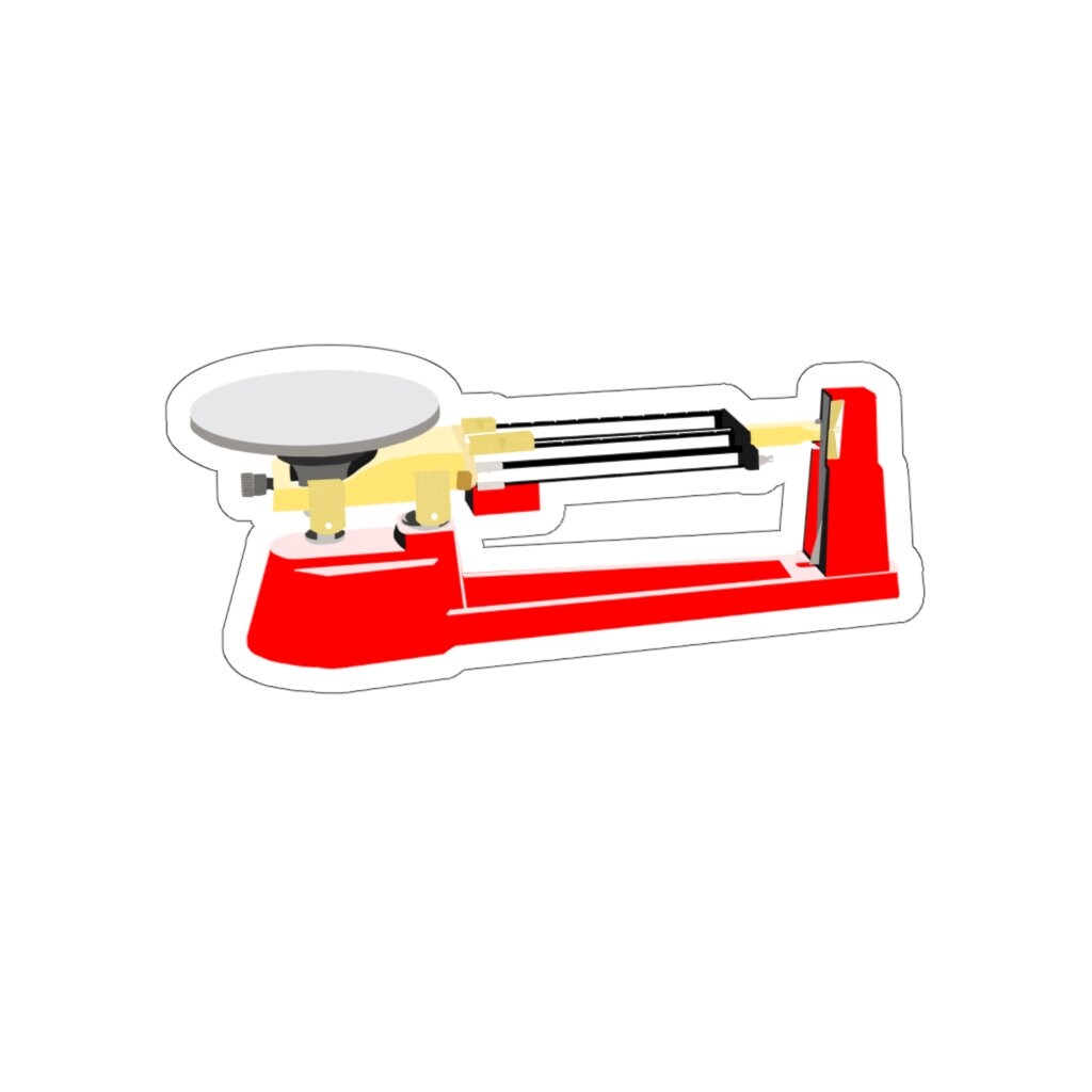 Cartoon Triple Beam Balance