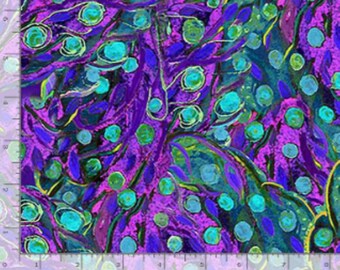 Fabric With Peacocks Peacock Fabric by the Yard - Etsy